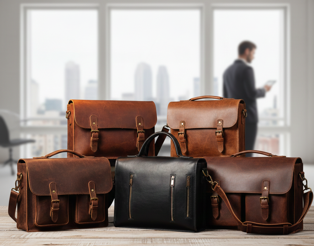 5 Best Leather Messenger Bags For Men | Saddle Leather Goods